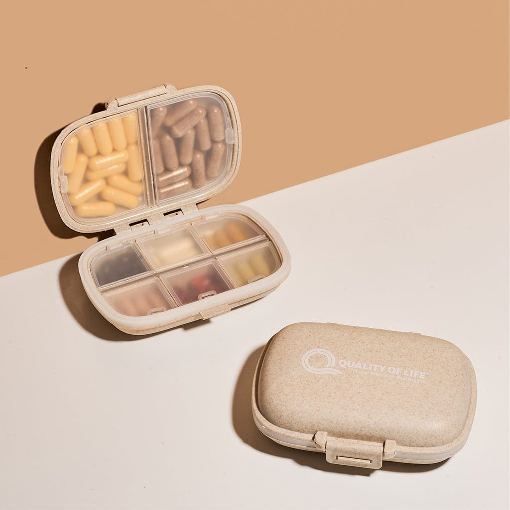 Tan Supplement Container | Quality of Life